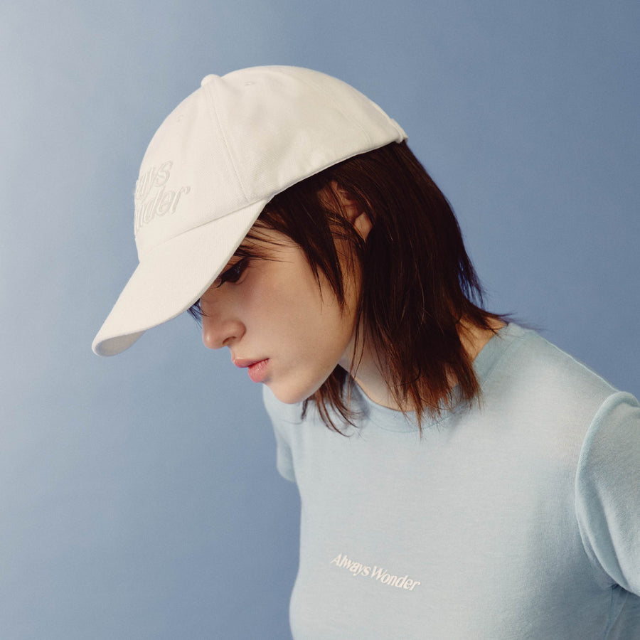 Always Essential Logo Cap | Plaster White – AlwaysWonder